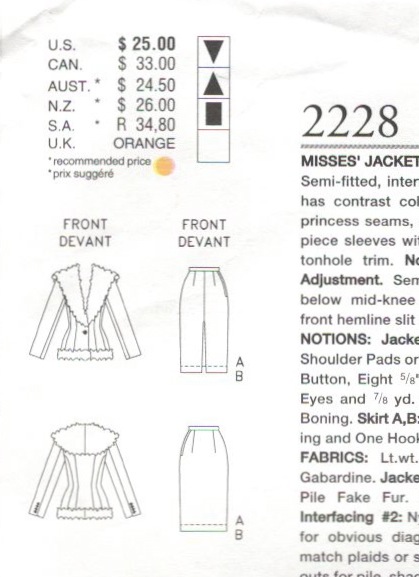Alexander McQueen for Givenchy: Vogue Patterns, Part 2 – PatternVault