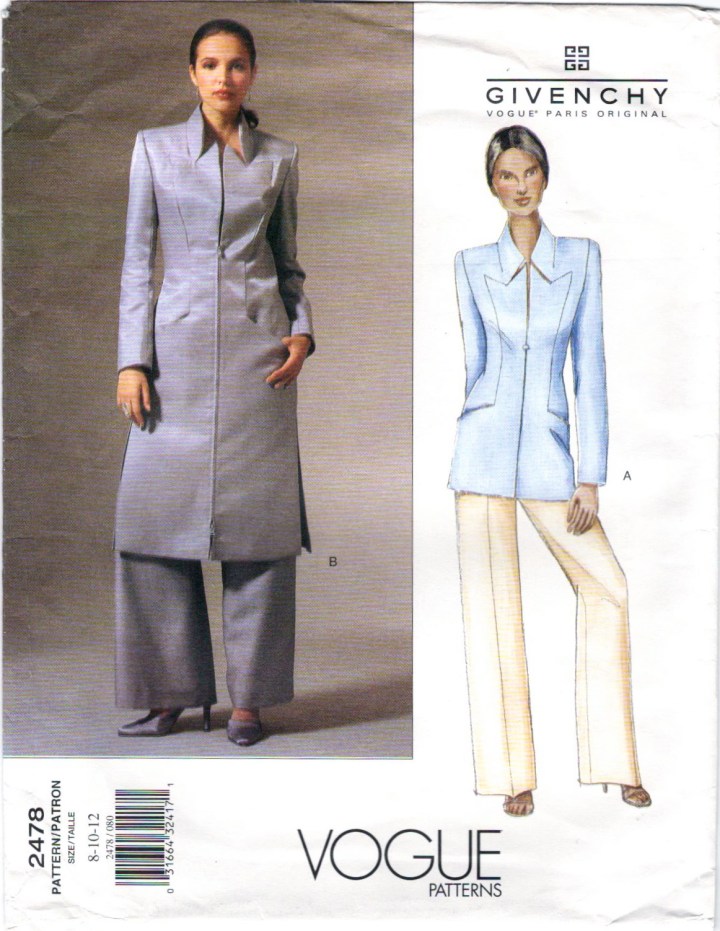Alexander McQueen for Givenchy: Vogue Patterns, Part 3 – PatternVault