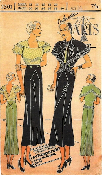 Schiaparelli Patterns, Part 1 – PatternVault