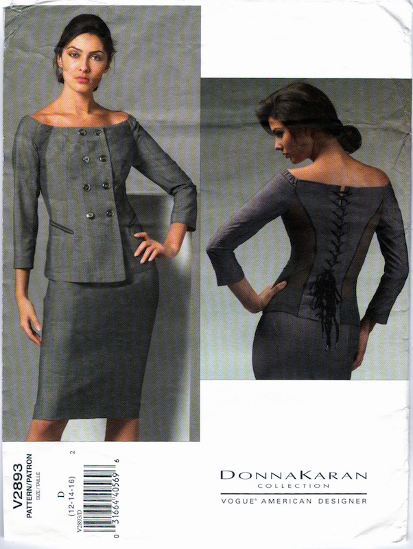 Envelope Fail: Vogue 2893 by Donna Karan – PatternVault
