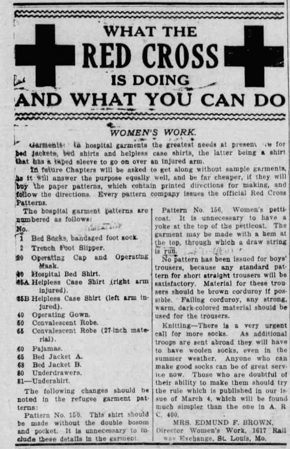 Patterns for the Great War – PatternVault