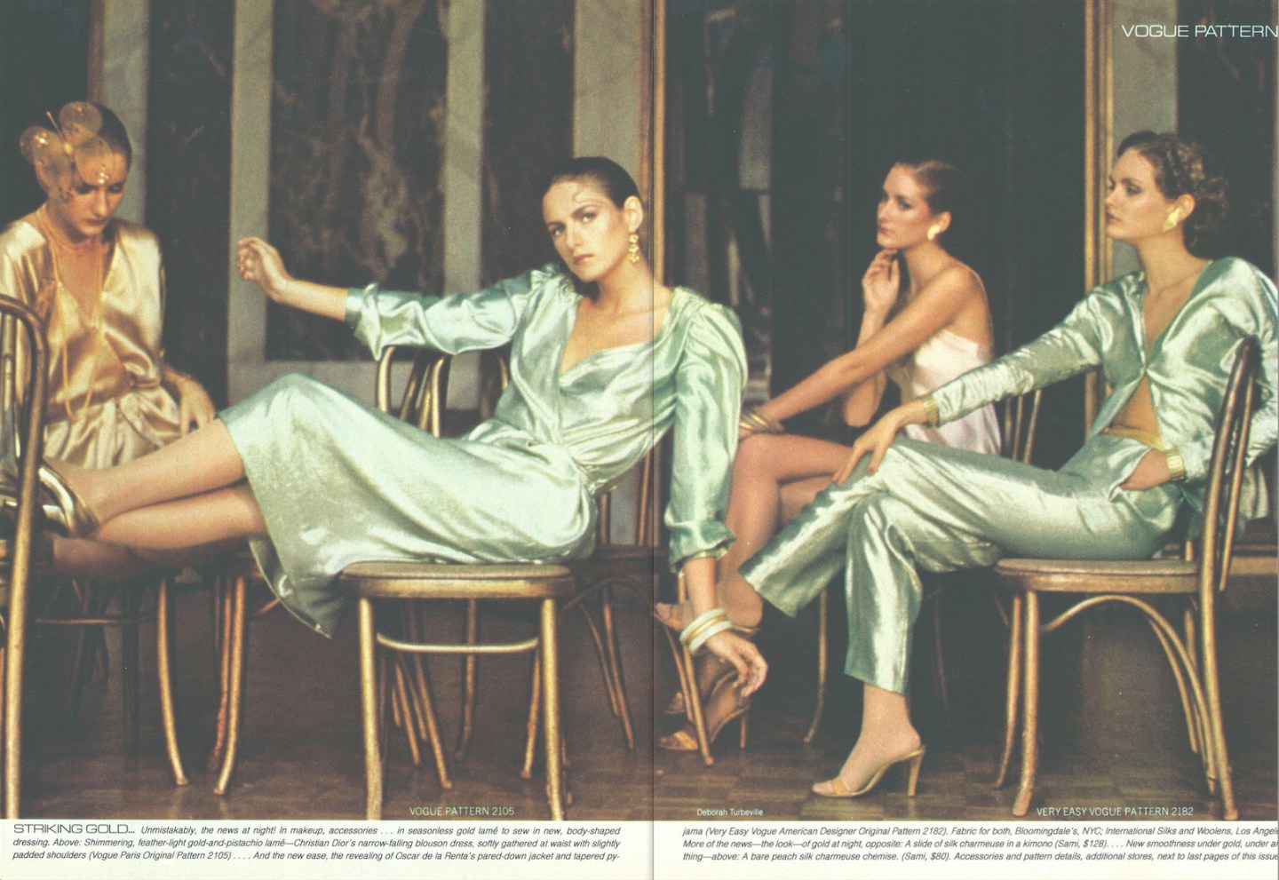 Patterns in Vogue: Striking Gold – PatternVault