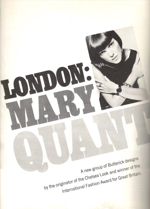 Mary Quant: Butterick Patterns – PatternVault