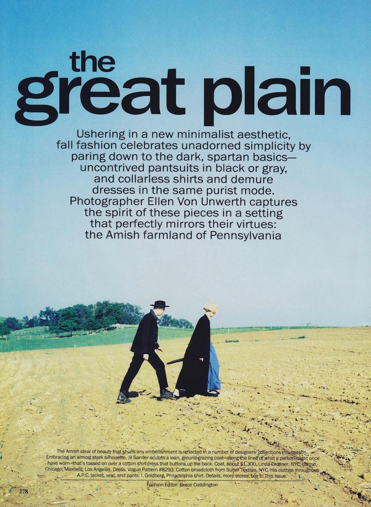 Patterns in Vogue: The Great Plain – PatternVault